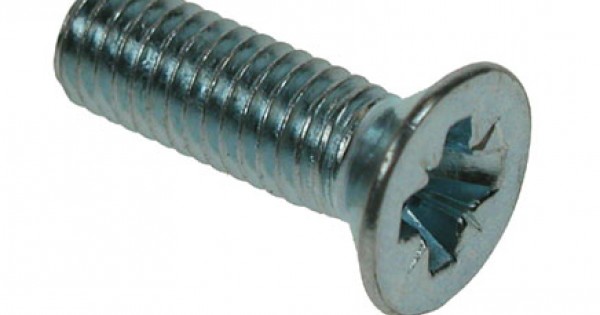 M6 x 10 CR CSK M/SCREW ZN